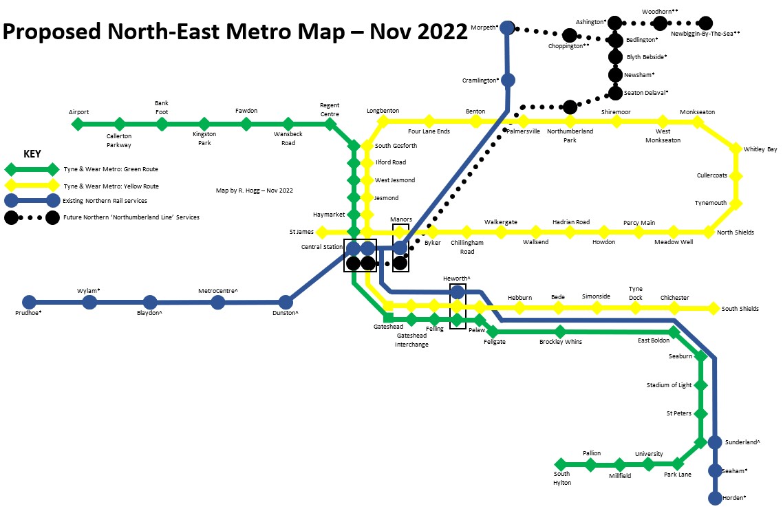 Time for a Tube Style Map for Tyne & Wear Transport? – Ryan Hogg